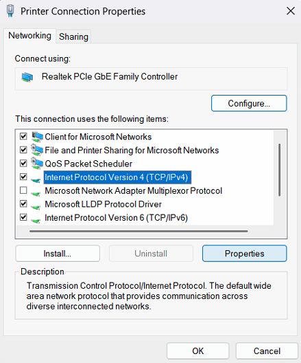 2.4 (1170) Network Setup – Postmark